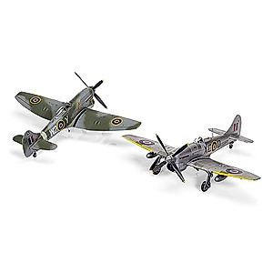 Airfix Model Airplane Kit Gift Set - A02110 Hawker Tempest Mk.V Post War, Plastic Plane Model Kits for Adults & Kids 14+, Skill Level 2, 1:72 Scale WW2 Military Aircraft Models for Beginners