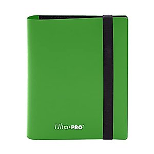 Ultra Pro E-15369 Eclipse 2 Pocket Pro Binder-Lime Green