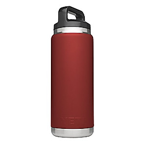 YETI Rambler 26 oz Bottle, Vacuum Insulated, Stainless Steel with TripleHaul Cap, Brick Red