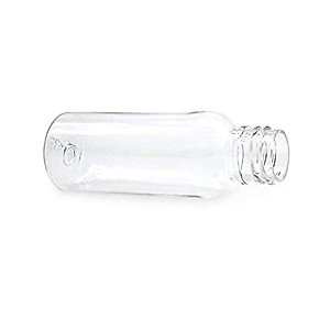 DNHCLL 12 PCS 15ml/0.5oz Travel Size Empty Plastic Sample Bottle Container With Flip Cap Travel Vial Jar Pot For Emollient Water Sample Shower Gel Makeup Lotion Emulsion