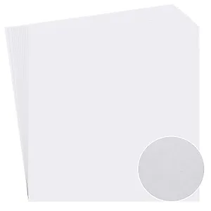 Fuyoooo 100 Sheets of Artist Teabag Paper for Mixed Media Art 16.5''x16.5'' Large Wet Strength Tissue White Handmade Paper DIY Art Craft Supplies for Printmaking Collage Cyanotype Painting