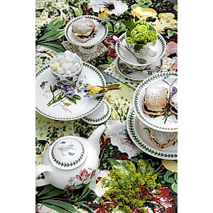 Portmeirion Botanic Garden Cake Server with Floral Motif | Stainless Steel Cake Knife with Porcelain Handle | Cake Cutter for Wedding Cakes, Pies, and Desserts