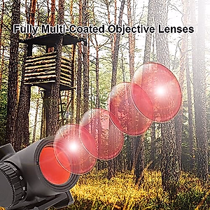 SHOTAC Red Dot Sight ST001, Submersible to 7 feet (2 Meters) IPX8 Waterproof & Shockproof Over 12,000 Rounds of .223