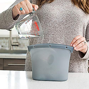Silicone Steam Sanitizing Bag, Grey