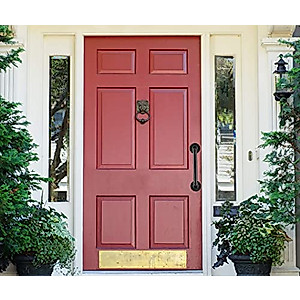 Licperron Barn Door Handle, Black Rustic Sliding Door Handles for Sliding Door, Interior Door, Garage, Towel, 2 Pack, 12 Inch