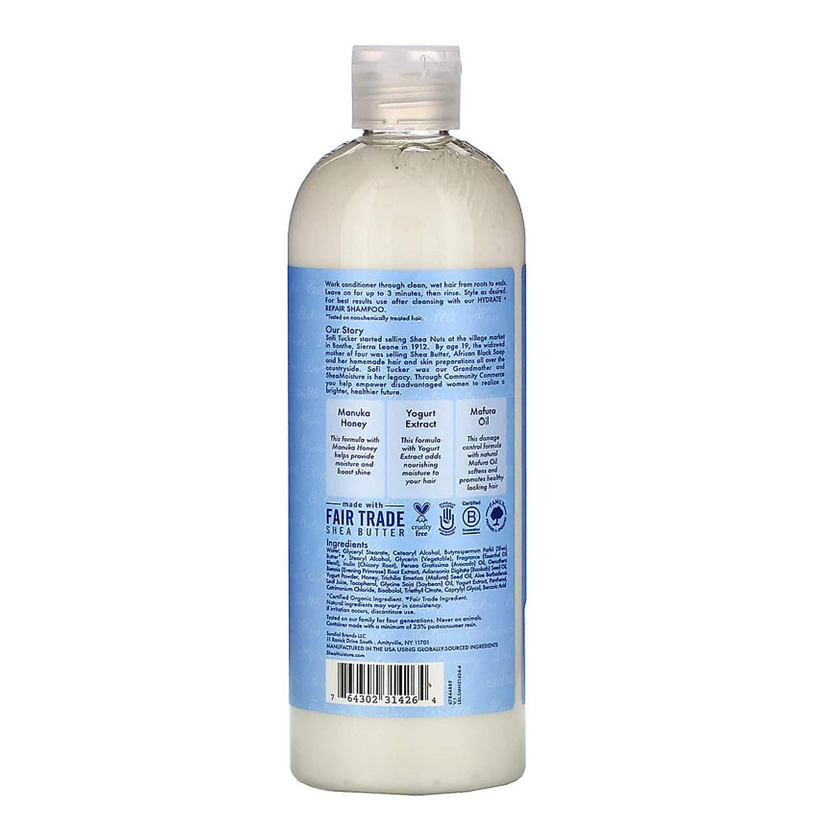 SheaMoisture Manuka Honey & Yogurt Conditionr 19.8 Ounce (586ml)