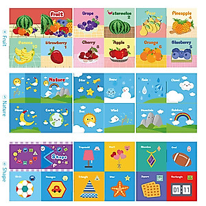 kramow Baby's First Soft Books with Rustling Sound,Cloth Books Toy Set for Newborns, Infants, Toddlers Kids.Perfect for Baby Toy Sets Baby Shower