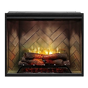 Dimplex Revillusion® 36" Portrait Built-In Firebox (Model: RBF36P), 4435/6739/8786 BTU, 120/208/240 Volt, 1375/1975/2575 Watt, Herringbone