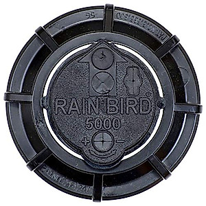 Rain-bird 5000 Series Rotor Sprinkler Head - 5004 PC Model, Adjustable 40-360 Degree Part-Circle, 4 Inch Pop-Up Lawn Sprayer Irrigation System - 25 to 50 Feet Water Spray Distance (Y54007) (2 Pack)