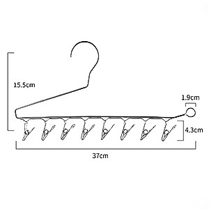 Blanket Hanger Pants Hangers Non Slip Hangers Heavy Duty Stainless Steel Hanger, Non-Slip Finishing Hanger for Quilts, Bedding, Towels, Pants, tablecloths, Carpets (Pack of 8)