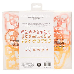Sweet Sugarbelle Cookie Cutters Alphabet, Create Sweet Alphabet Cookies for Parties, Birthdays, Holidays, Baking, Cooking, Kitchen, Crafting, and More