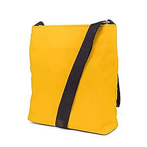 Nautica womens Diver Nylon Small Crossbody Bag Purse With Adjustable Shoulder Strap Cross Body, Sunny (Yellow), One Size US