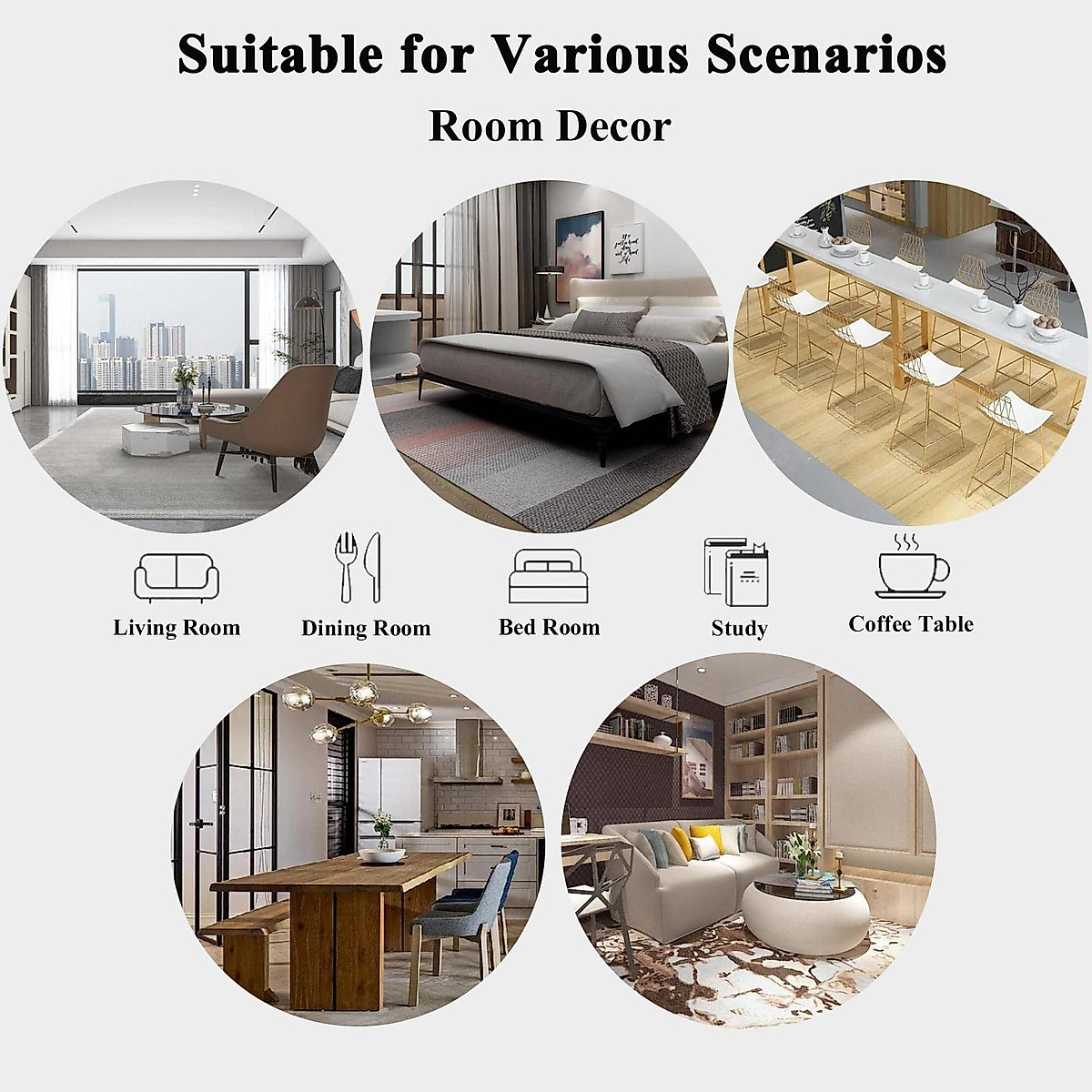 Vintage Classic Wooden Guitar Area Rug, Fashion Music Lover Bedroom Rug, Machine Washable Breathable Soft Anti-Skid Floor Rugs for Family Bedside Living Room Study Room Sofa, 6x8ft