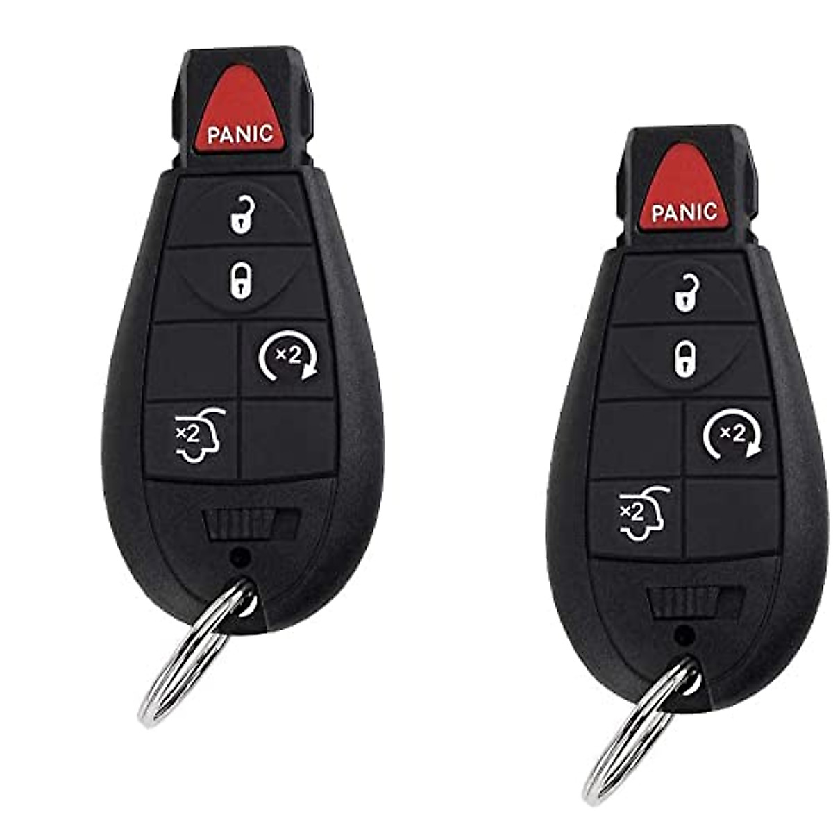 5 Button Key Fob Replacement Compatible for 2008 2009 2010 2011 2012 2013 Jeep Grand Cherokee,2008 2009 2010 Jeep Commander Car Keyless Entry Remote Control M3N5WY783 IYZ-C01C