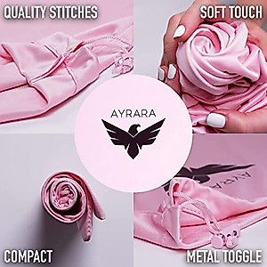 AYRARA Adult Toy Storage Microfiber Drawstring Gift Bags – Adult Sex Toy Storage Drawstring Bags – Intimate Pouches for Vibrator Adult Sensory Toys – Small Bag for Valentines Birthday Gifts for Woman