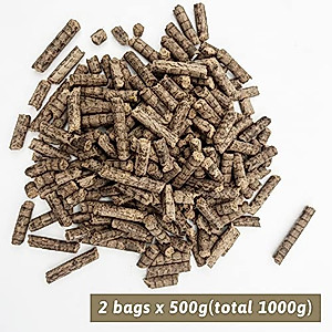 PINVNBY 2.2LBS Small Animals Pellet Litter, Natural Wood Pellets Bedding for Hamster Bunny Rabbit Squirrel Dragon Cat Hedgehog Guinea Pig Flower Mouse