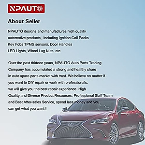 NPAUTO 2Pcs Key Fob Replacement for Chevy Equinox Camaro Impala Cruze Sonic Malibu GMC Terrain Buick Lacrosse Regal Verano Encore 2010-2019 Keyless Entry Remote Flip Key Fob (OHT01060512, 5 Buttons)