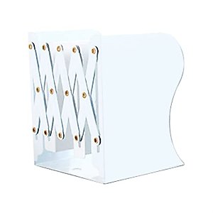 SZYAWsd File Sorters Telescopic Book Stand Retractable Bookends Metal Book Ends Decorative Binder Holder Organizer Adjustable