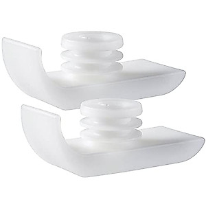 DMI Walker Ski Glides, Fit 1-Inch Legs, Eliminates Need To Lift Walker, 2 Count, FSA HSA Eligible