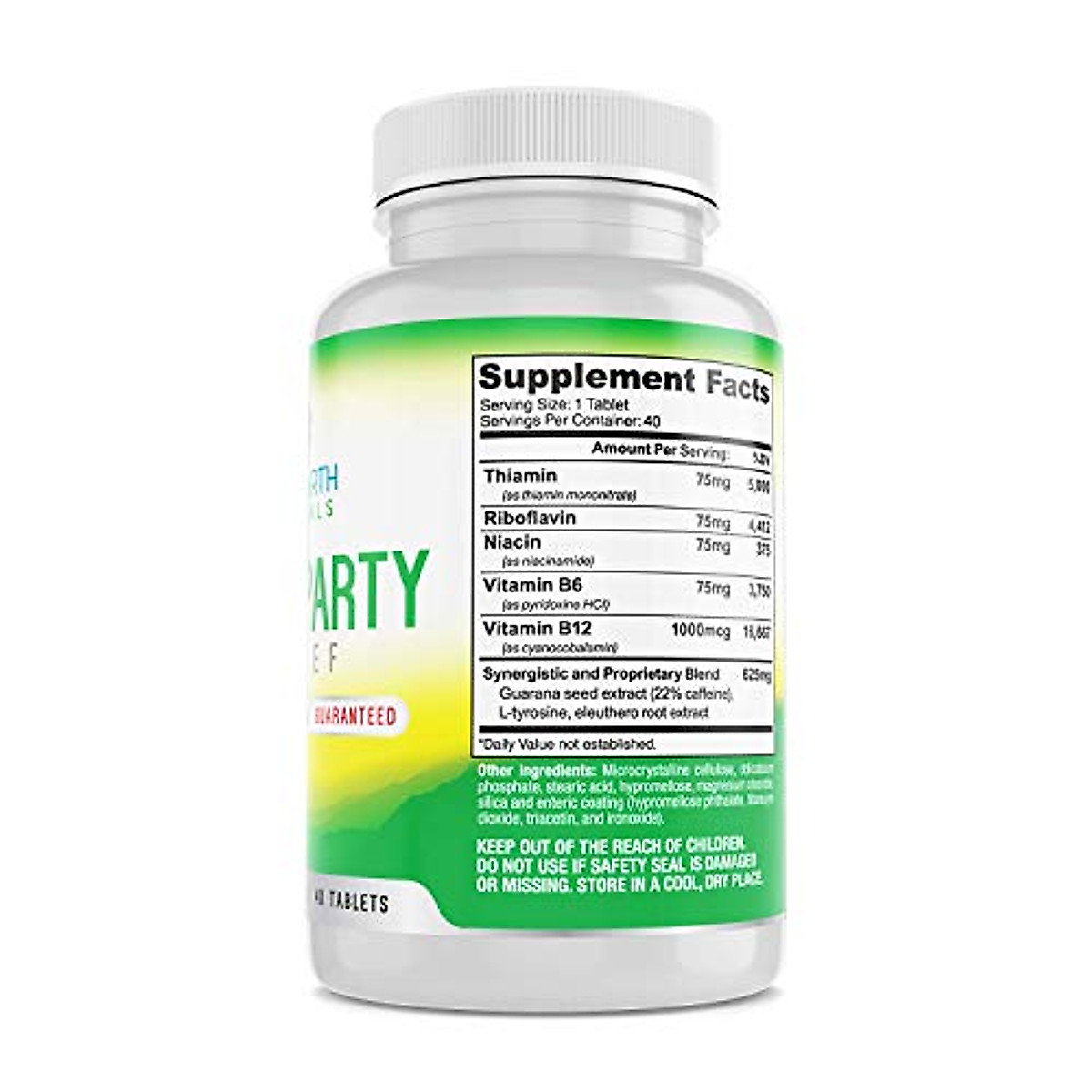 After Party - with B Vitamins, Guarana Seed Extract, L-tyrosine and More for Better Mornings - 40 Count