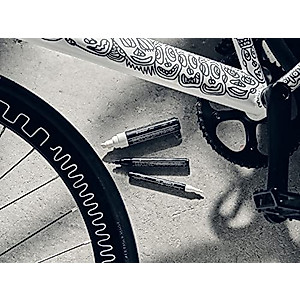 Acrylic Marker - STABILO FREE Acrylic - T100 1-2 mm Bullet Tip - Box of 5 - White