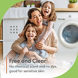 Orange House Liquid Laundry Detergent, Free and Clear, Natural Clean Laundry Detergent, Made of Orange Oil, Hypoallergenic Liquid Detergent No Harmful Chemical, 135.3 Fl Oz, HE & Standard Machine