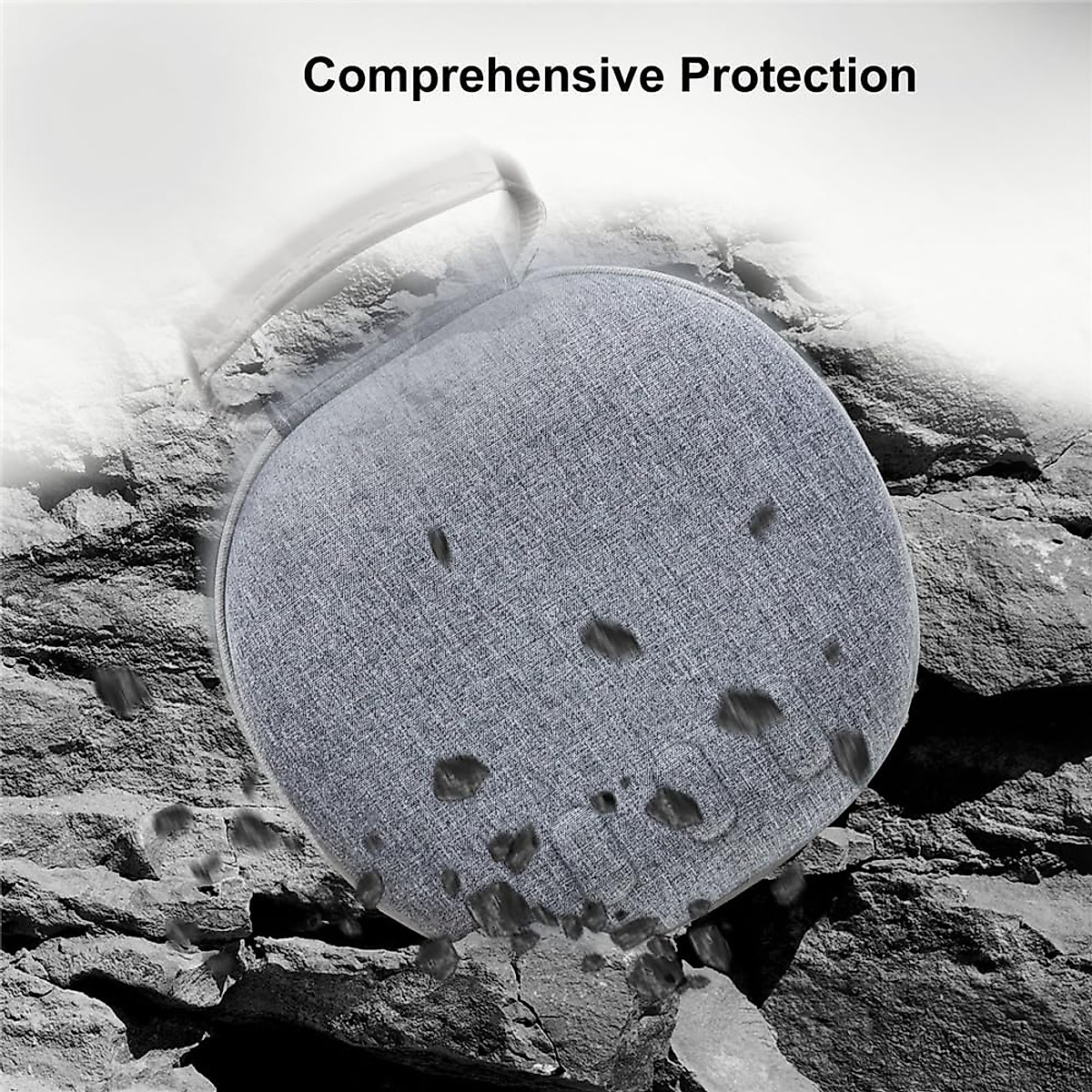 Zhixteu Case for Meta Quest 3, Hard Carrying Case for Meta Quest 3 Accessories, All-in-One Travel Case for VR Headset, Head Strap, Controller Accessories for Meta Quest 3 (grey)