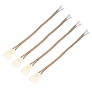 X AUTOHAUX 4pcs Car Speaker Connector Wire Harness Adapter Connector for Honda Accord Civic CRX Odyssey for Acura CL TL RL