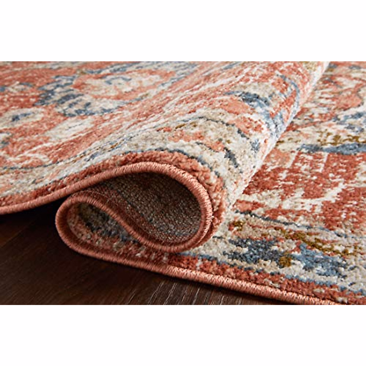 Loloi II Saban Collection SAB-08 Rust/Multi, Traditional 7'-10" x 10' Area Rug