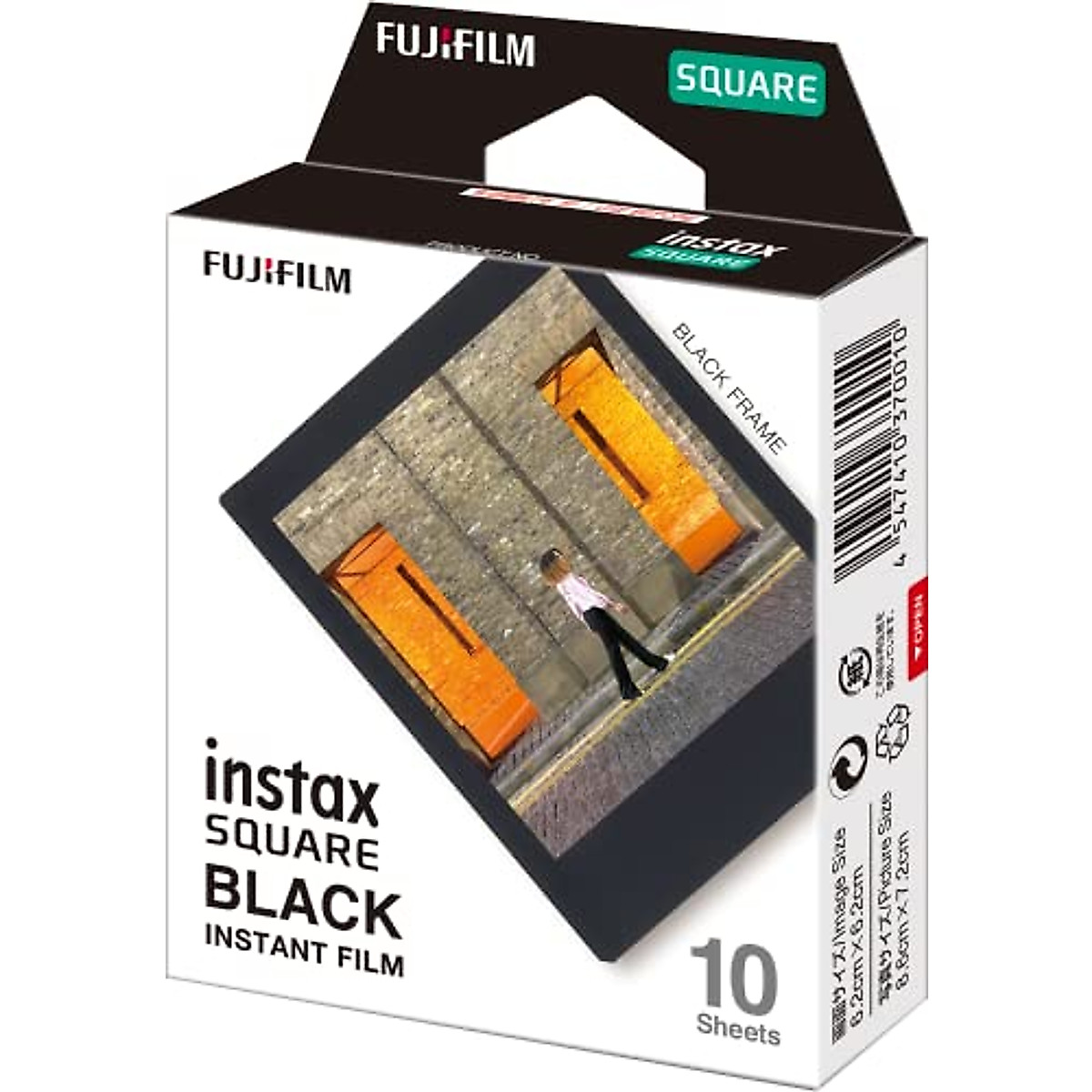 Fujifilm Instax Square Black Film - 10 Exposures