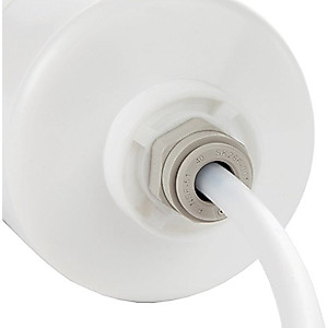 Woder WD-10K-JG Ultra-High Capacity Inline Water Filter with ¼” Built-in JG Fittings (for unbraided ¼” PVC, or 1/8” PEX). WQA Certified Refrigerator Water Filter 10K Gallons. USA Made.