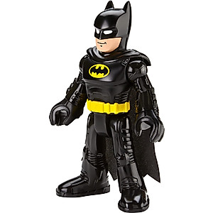 Imaginext DC Super Friends Batman XL Toy 10-in Figure with Fabric Cape for Preschool Kids Ages 3+ Years