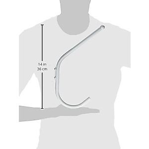 Household Essentials Hinge It Spacemaker Triple Hook, White