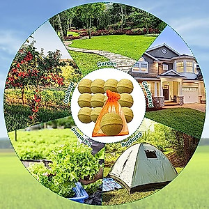 Squirrel Repellent 12 Pack, Chipmunk Repellent Outdoor, Natural Squirrel Repellent & Mint Squirrel Deterrent for Bird Feeders/Garden/Attic,Safe Around Kid & Pets, Keep Squirrel Away for Plants