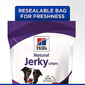 Hill's Natural Jerky Strips with Real Beef Dog Treats, 7.1 oz. Bag
