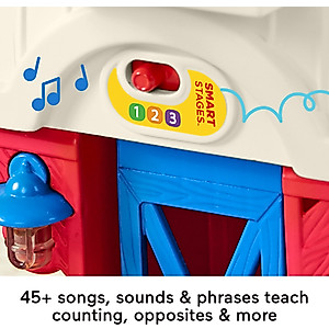 Fisher-Price Little People Toddler Learning Toy Caring for Animals Farm Electronic Playset for Preschool Pretend Play Kids Ages 1+ Years