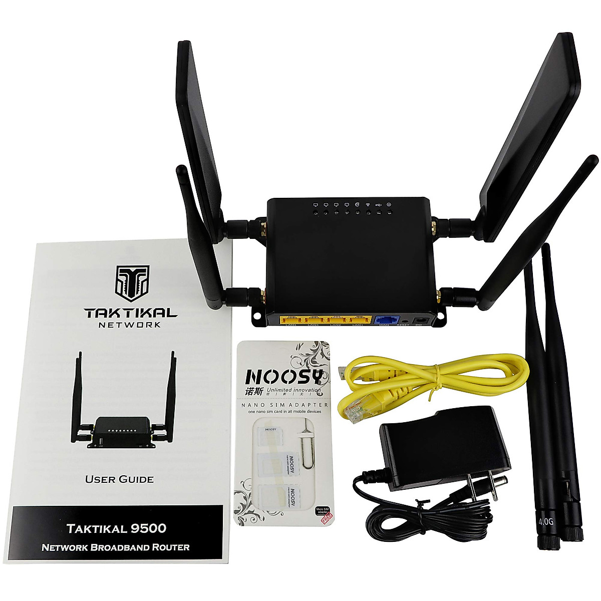4g LTE+ Advanced OpenWRT Cat6 Unlocked Sim Router Modem with Carrier Aggregation Preconfigured for use on The T-Mobile Network and Compatible with AT&T