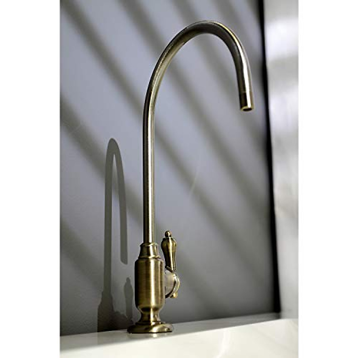 Kingston Brass KS5193BAL Heirloom Single-Handle Water Filtration Faucet, Antique Brass