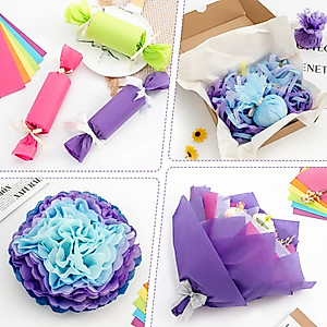 Simetufy 115 Sheets Tissue Paper for Gift Bags, 20 Colors 14 x 20 Inch Art Tissue Paper Bulk, Gift Wrapping Tissue Paper for Crafts, Holiday, Birthday, Halloween, Christmas and DIY Project