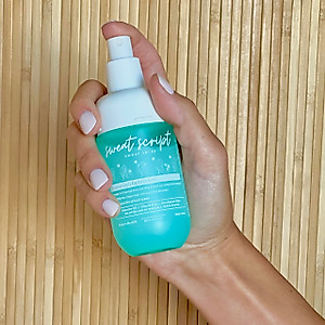 Sweat Script Non-Aerosol, Refresh Hair and Absorb Oil and Sweat Between Washes, Waterless Shampoo, No Benzene, All Natural, for all Hair Colors, No Sulfate, Talc Free and Paraben Free