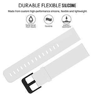 Compatible for ANDFZ Smartwatch Bands, Lamshaw Quick Release Watch Soft Silicone Sport Band Compatible with ANDFZ T42 1.72Geelyda Y20 ProMVEFOIT 1.7'' P42B Smart WatchP42B Smart WatchSOUYIE T45S