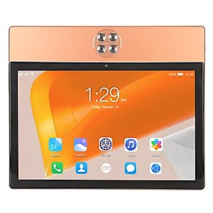 Gugxiom 2 in 1 Tablet, Android 12 Tablet, Dual SIM, 8GB RAM 256GB ROM, Octa Core CPU, FHD HD Large Screen, 8MP and 16MP, with Keyboard and Mouse, for Home Work Study (US Plug)