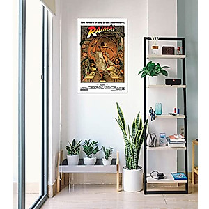Indiana Jones - Raiders Of The Lost Ark - Movie Poster (1982 Re-Release) (Size: 24" x 36")