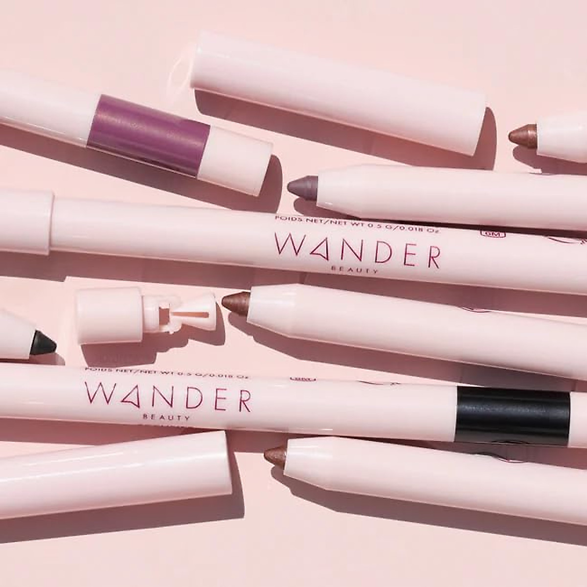 Wander Beauty Skyliner Automatic Gel Eyeliner (Napa Nights) - Smudge Proof Retractable Gel Liner - Precise Application With Built-In Eye Pencil Sharpener - Intense Pigment Gel Eyeliner - 0.01 fl oz