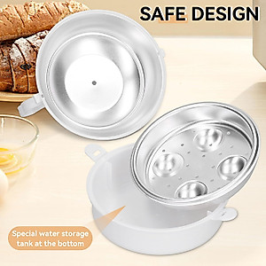 Egg Cooker, Microwave Hardboiled Egg Maker 4 Egg Egg Boiler Steamer Chicken Shape Egg Poacher Egg Poacher Egg Cooker Microwave
