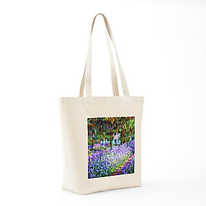 CafePress Monet Tote Bag Natural Canvas Tote Bag, Reusable Shopping Bag