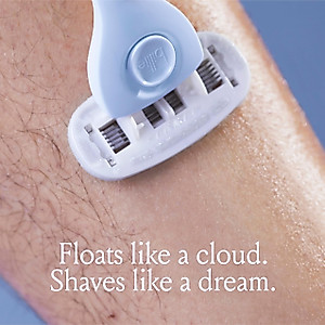 Billie Razors for Women Shave Kit – Women’s Razor + 4 x 5-Blade Razor Refills + Magnetic Holder – Cool Blue