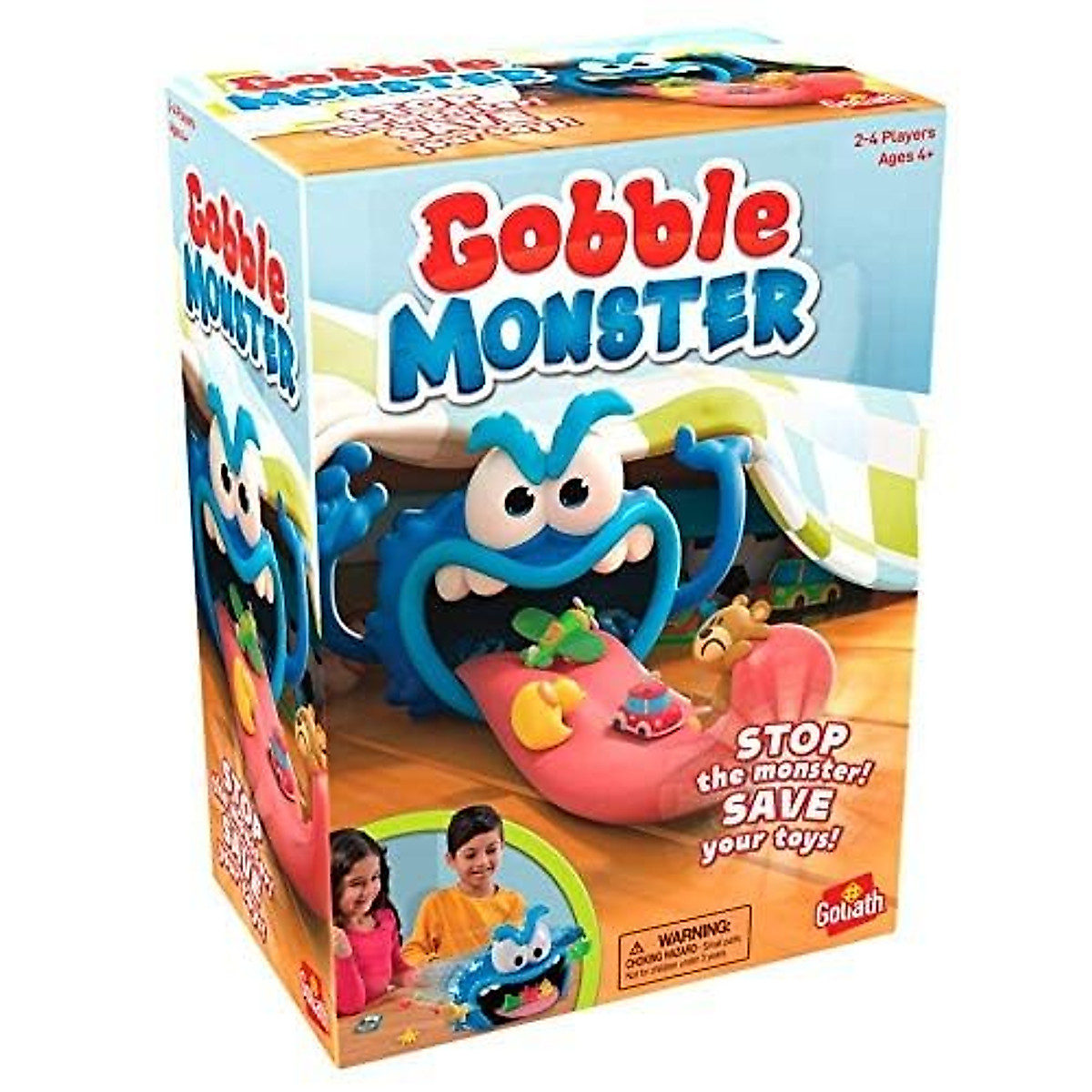 Gobble Monster Game - Save Your Toys from The Monster's Tongue Before It's Too Late by Goliath,Multicolor