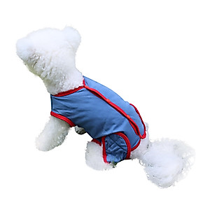 JoyDaog 2Pcs Dog Surgery Recovery Suit Substitute E-Collar & Cone,Recovery Onesie Puppy Surgical,Cat Recovery Shirt Dog Wounds Bandages Prevent Licking Dog,S