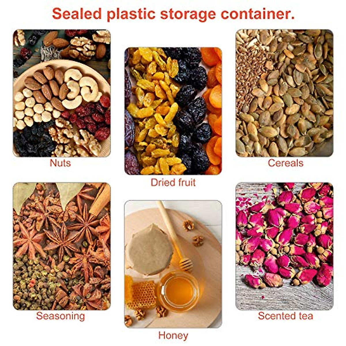 24Pack 6 oz Empty Plastic Jars with Lids Clear Plastic Mason Jars Storage Containers Wide Mouth Slime Containers Jars Airtight Gift Food Jars for Travel Storage Home Kitchen Food Slime Making